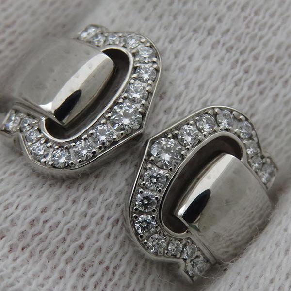 Cartier カルティエ リング 指輪 2C ブークルセ ホワイトゴールド K18WG ダイヤモンド 750 C2 #46(JP 6 ...