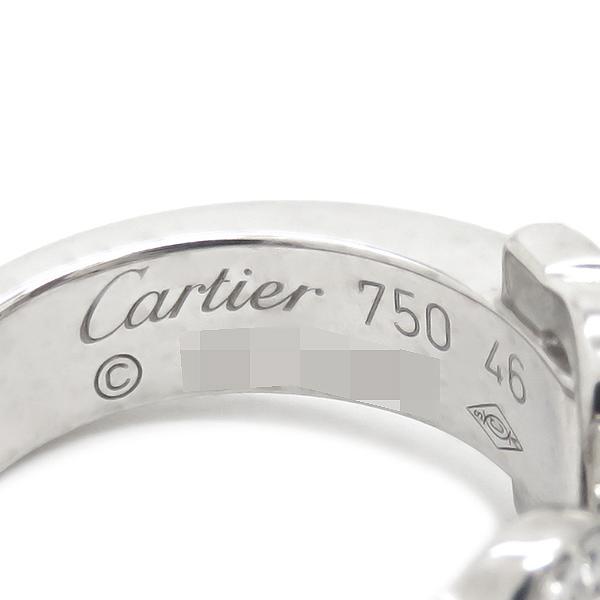 Cartier カルティエ リング 指輪 2C ブークルセ ホワイトゴールド K18WG ダイヤモンド 750 C2 #46(JP 6) : HOUBIDOU 心斎橋店 - 通販 ...