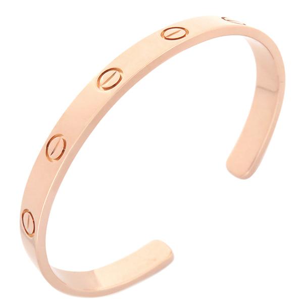 LOVE（Cartier） カルティエ ブレスレット LOVE ラブブレス オープン K18PG ゴールド #18 750 18K 18金 バングル B6032618 中古 ...