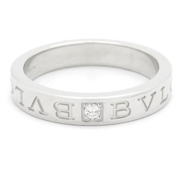 ブルガリ・ブルガリ ブルガリ リング 指輪 ホワイトゴールド K18WG ダイヤモンド 339992 Au750 750 18金 1Pダイヤ ...