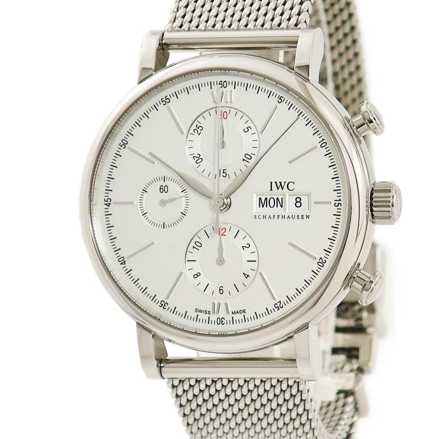 IWC SCHAFFHAUSEN（IWCシャフハウゼン） 【3年保証】 IWC ポートフィノ クロノグラフ IW391007 バー スモセコ ...