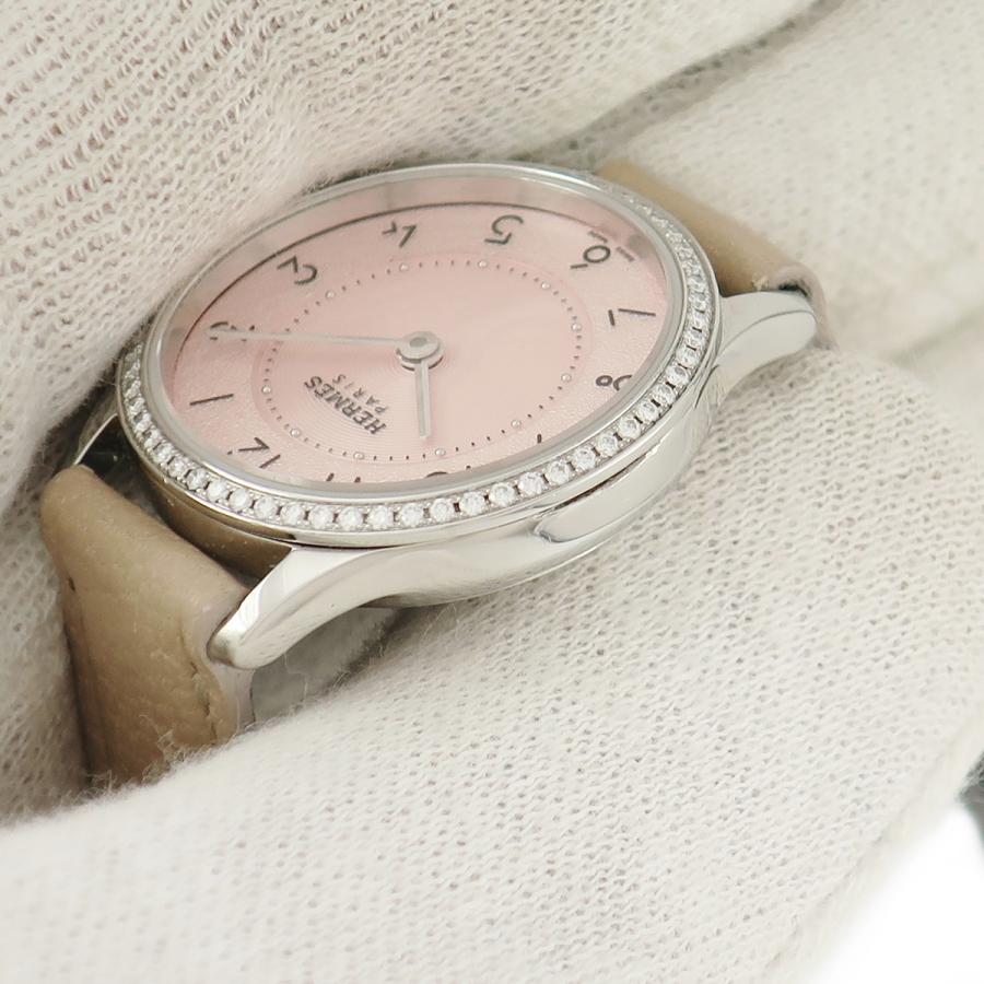 【3年保証】 エルメス スリム ドゥ エルメス CA2.130 ピンク 純正ダイヤ クオーツ レディース 腕時計 :240500424355:HOUBIDOU 心斎橋店 - 通販 ...