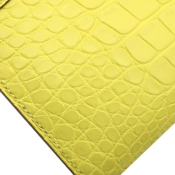 HERMES エルメス 長財布 ケリーウォレット ロング アリゲーター HERMES エルメス 長財布 ケリーウォレット ロング アリゲーター