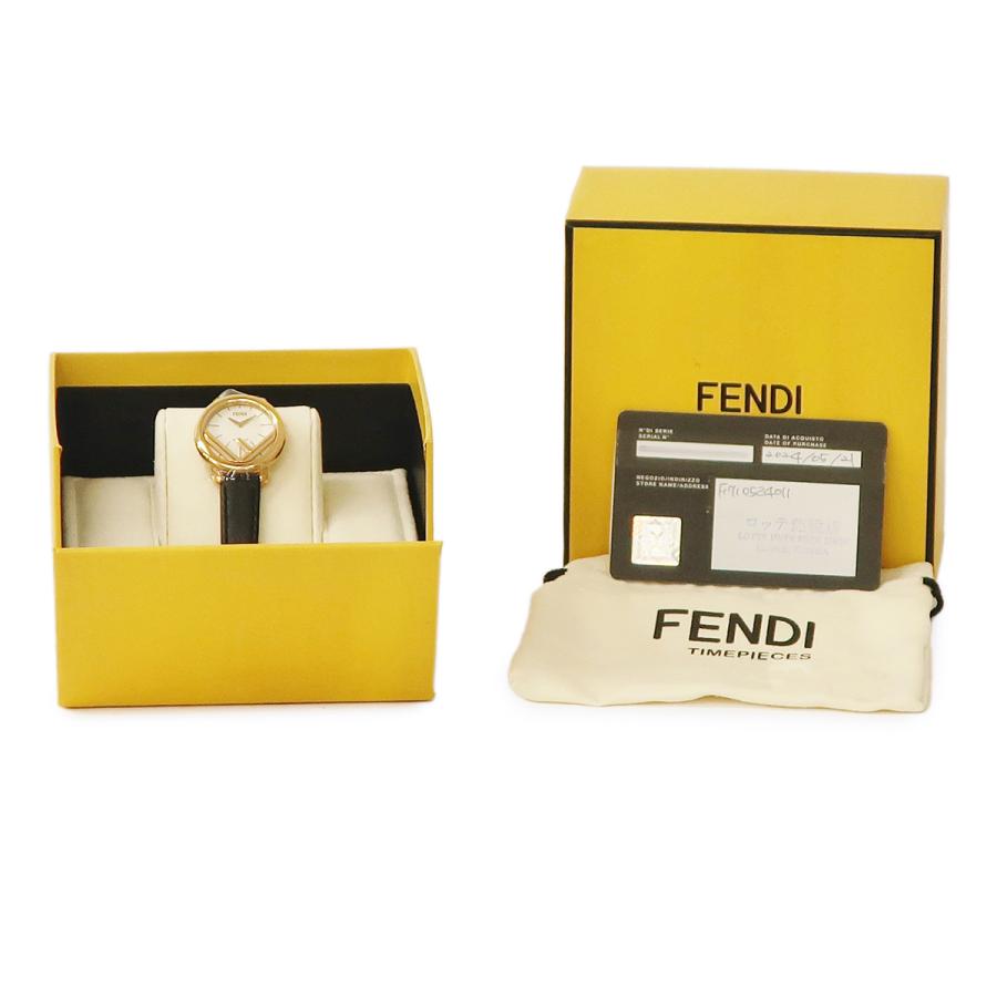 FENDI 【3年保証】 フェンディ エフ イズ ラナウェイ 28MM F710524011 未使用 ホワイト×ゴールド クオーツ レディース 腕時計 : HOUBIDOU 心斎橋店 - 通販 ...