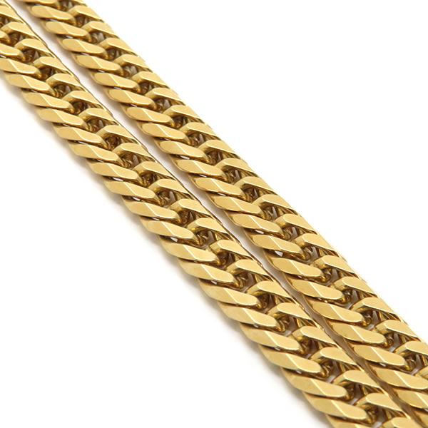 喜平 ネックレス K18 18金 50cm 50.2g 6面 ダブル W K18YG ゴールド ※ショッピングローン対応していません。 中古 : HOUBIDOU 心斎橋店 - 通販 ...