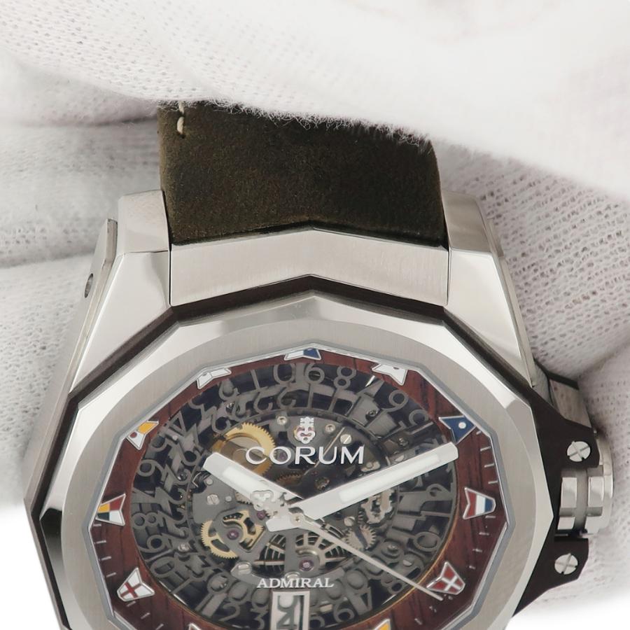CORUM 【3年保証】 コルム アドミラル AC-ONE45 スケレッテ A082/03211 12角形 信号旗 デイト 自動巻き メンズ ...
