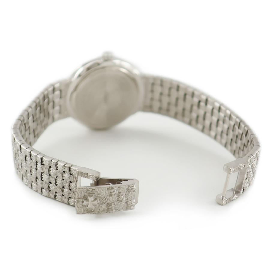 VACHERON CONSTANTIN 【3年保証】 ヴァシュロン・コンスタンタン メッシュドール 25093/206G-8683 K18WG無垢 編み込み クオーツ レディース 腕時計 ...