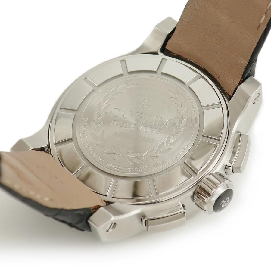 CORUM 【3年保証】 コルム ロムルス クロノグラフ 984.715.20/0F01 デイト ホワイト 自動巻き メンズ 腕時計 ...