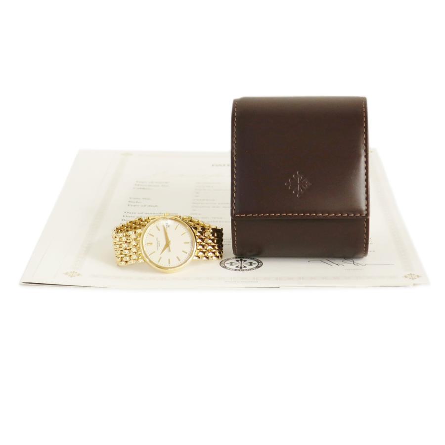 カラトラバ 【3年保証】 パテックフィリップ 3998/1J K18YG無垢 オートマ アイボリー 自動巻き メンズ 腕時計 : HOUBIDOU 心斎橋店 - 通販 - Yahoo!ショッピング