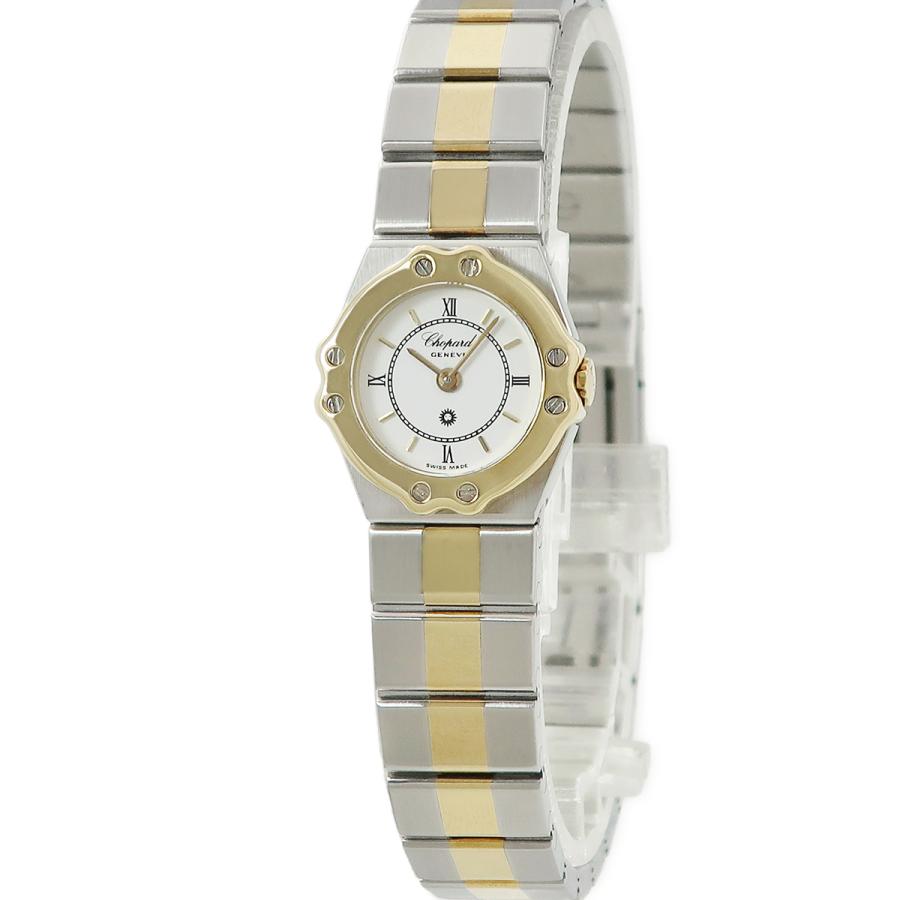 Chopard 【3年保証】 ショパール サンモリッツ 8067 K18YG×SS コンビ 白 ローマン バー ビス クオーツ レディース 腕時計 : HOUBIDOU 心斎橋店 - 通販 ...