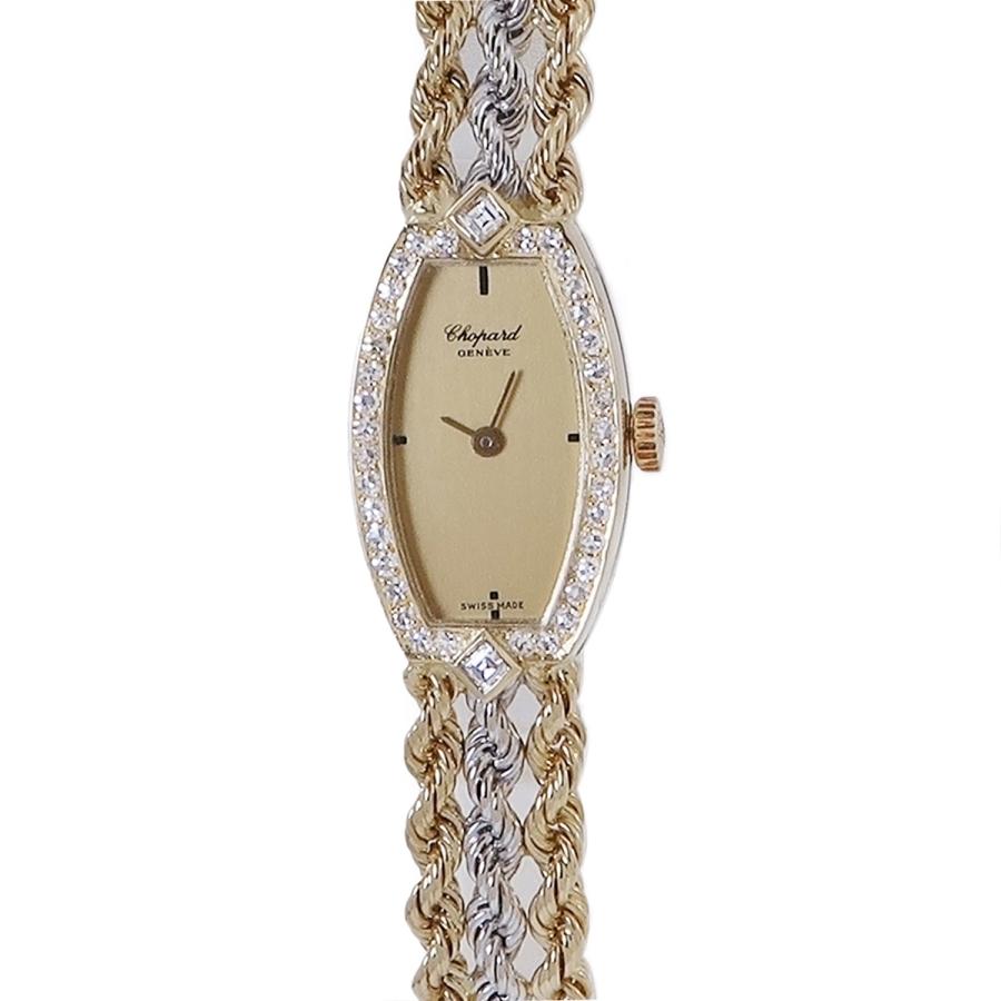 Chopard 【3年保証】 ショパール トノー ドレスウォッチ 5145 OH済 K18YGxWG無垢 純正ダイヤ L.U.C ヴィンテージ 手巻き レディース 腕時計 : HOUBIDOU ...