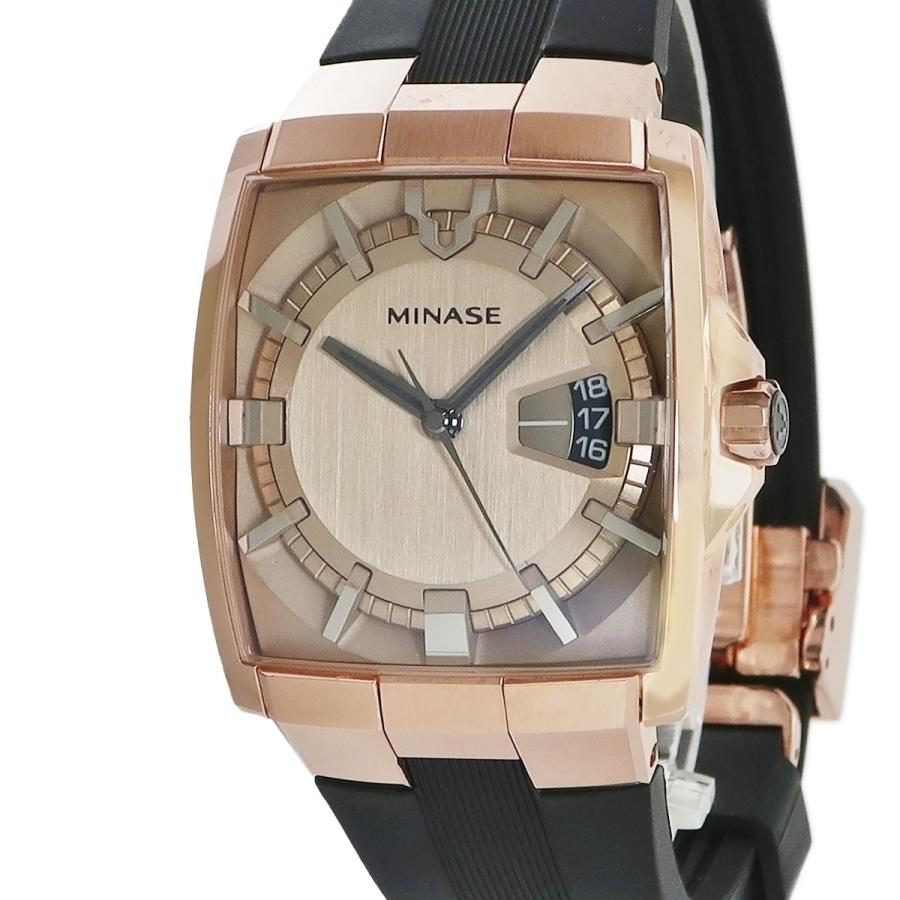 【3年保証】 ミナセ HiZ ホライゾン VM02-R03P 角型 ピンクゴールドGP 自動巻き メンズ 腕時計 : HOUBIDOU 心斎橋 ...