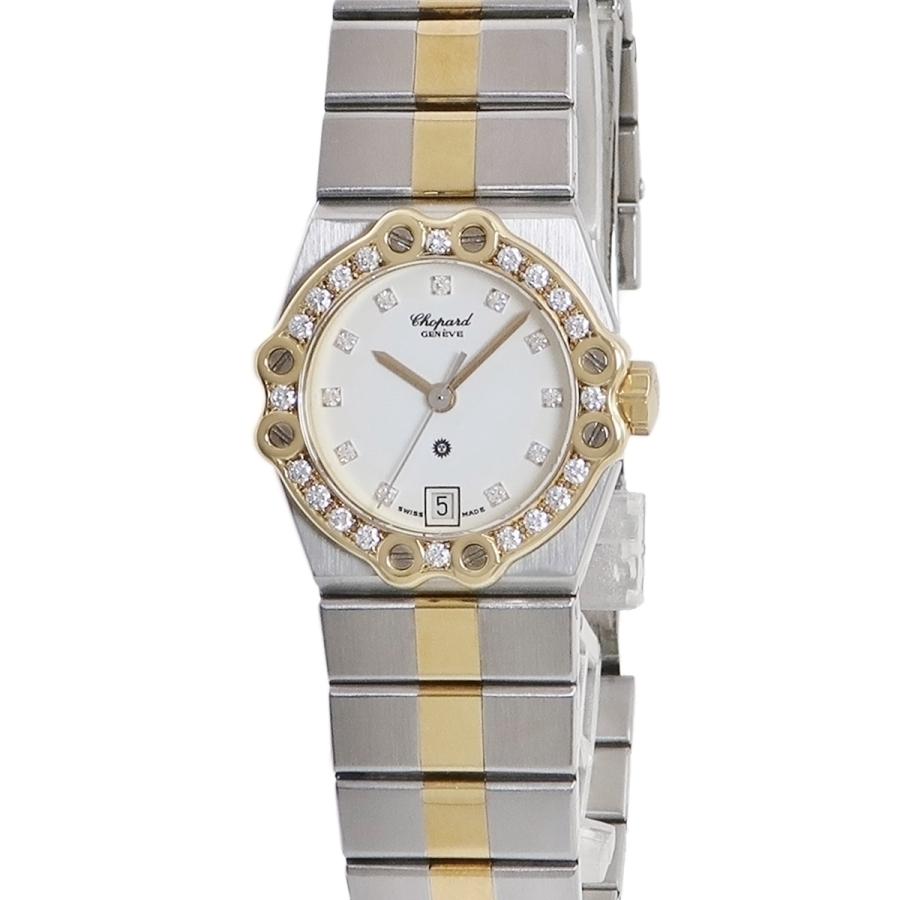 Chopard 【3年保証】 ショパール サンモリッツ 25/8024-11 K18YG×SS コンビ 純正ダイヤ ホワイト ビス クオーツ レディース 腕時計 : HOUBIDOU 心斎橋店 ...