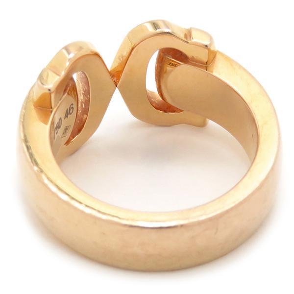Cartier カルティエ リング 指輪 2C ブークルセ K18PG シルバー #46(JP6) 750 C2 5.5号 中古 ...