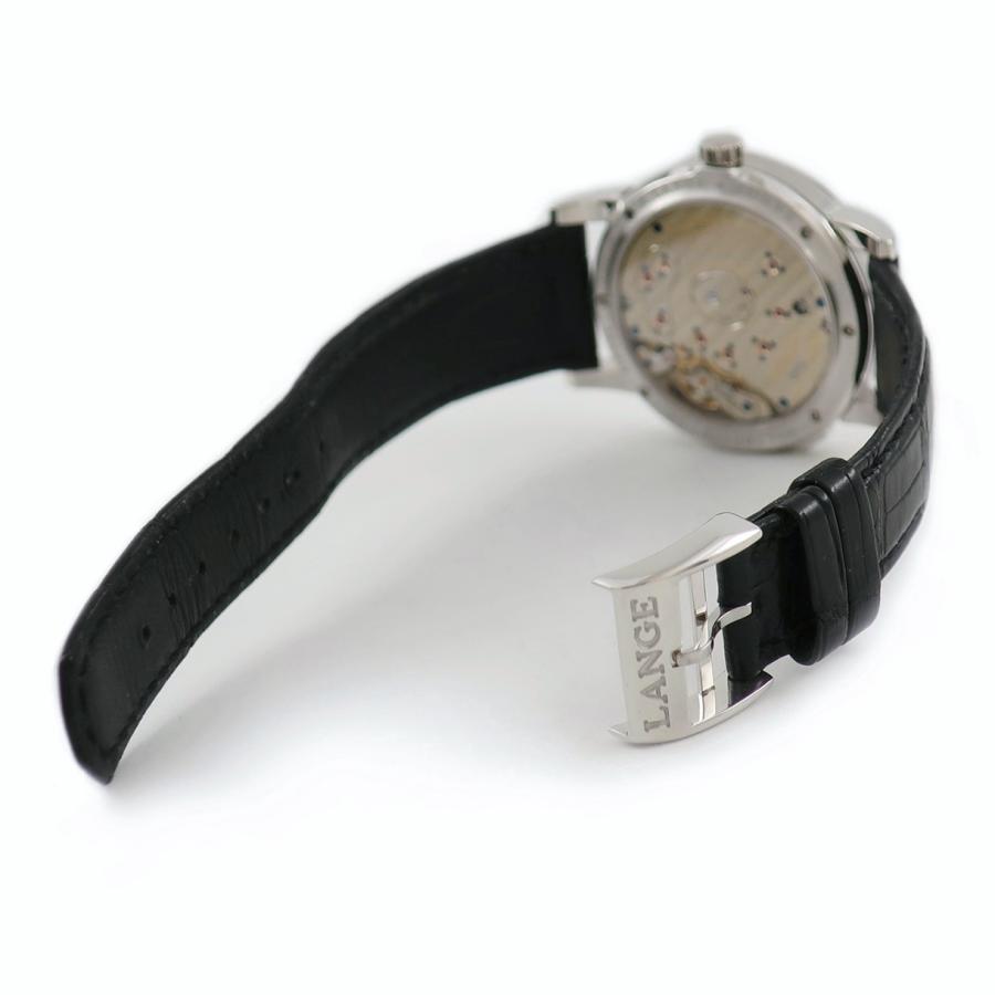 A. LANGE & SOHNE 【3年保証】 ランゲ&ゾーネ ランゲ1 101.025 Pt950無垢 プラチナ オフセンター パワーリザーブ アウトサイズデイト 手巻き メンズ 腕時計 ...