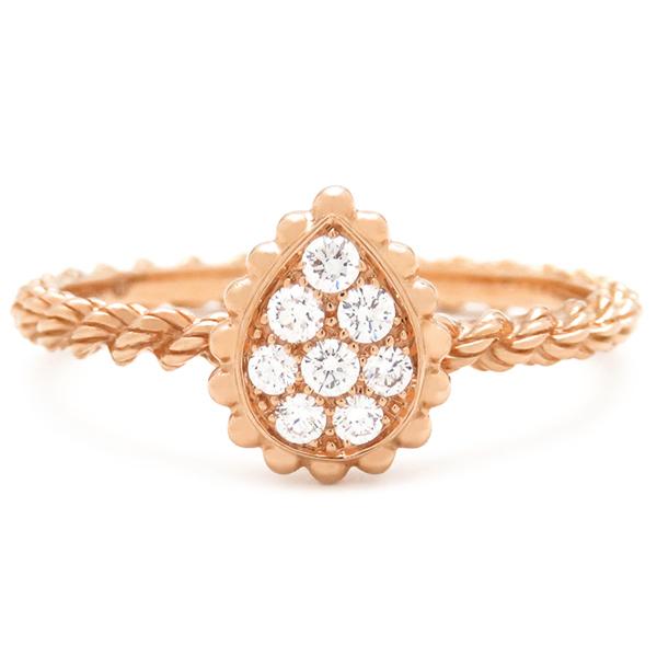 BOUCHERON ブシュロン リング 指輪 セルパンボエム XS K18PG ゴールド #53(JP13) 18K 750 18金 8Pダイヤ 12.5号 JRG0267453 中古 ...