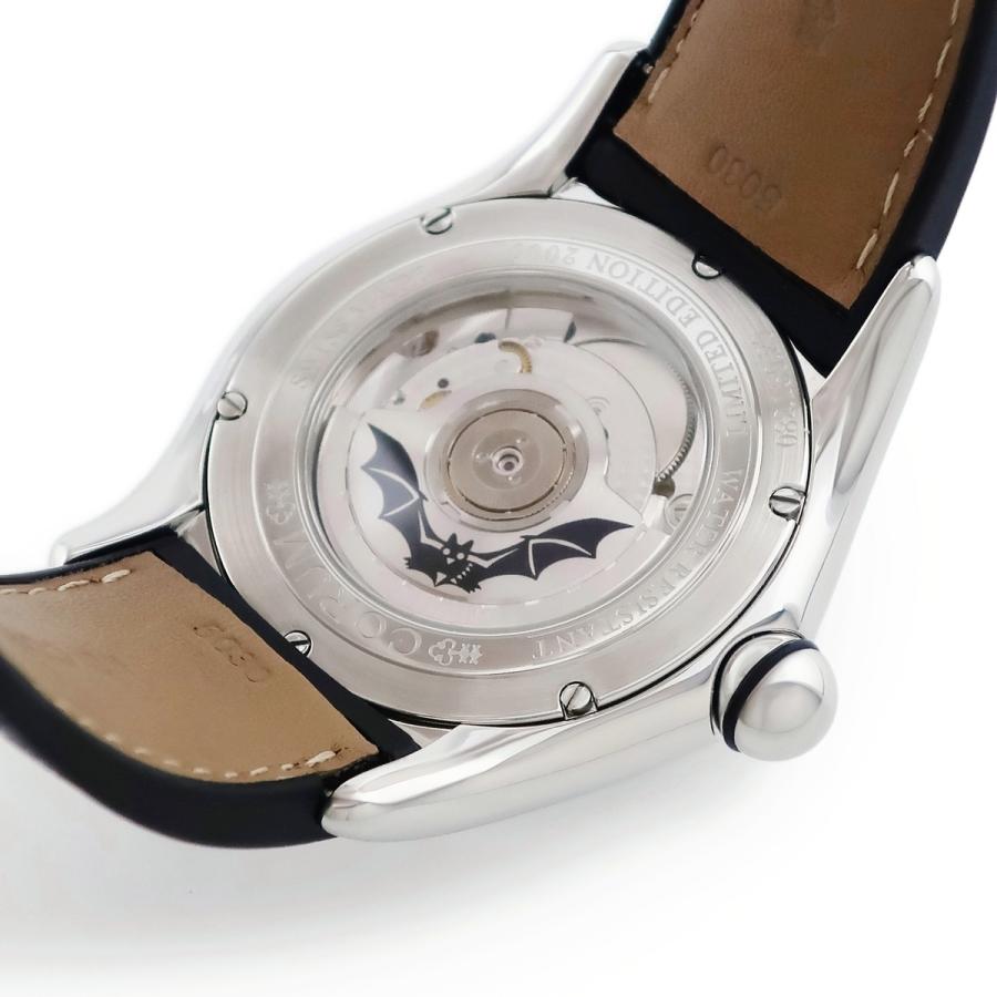 CORUM 【3年保証】 コルム バブル バット 082.150.20 ドーム型ガラス アラビア デイト ラウンド 自動巻き メンズ 腕時計 ...