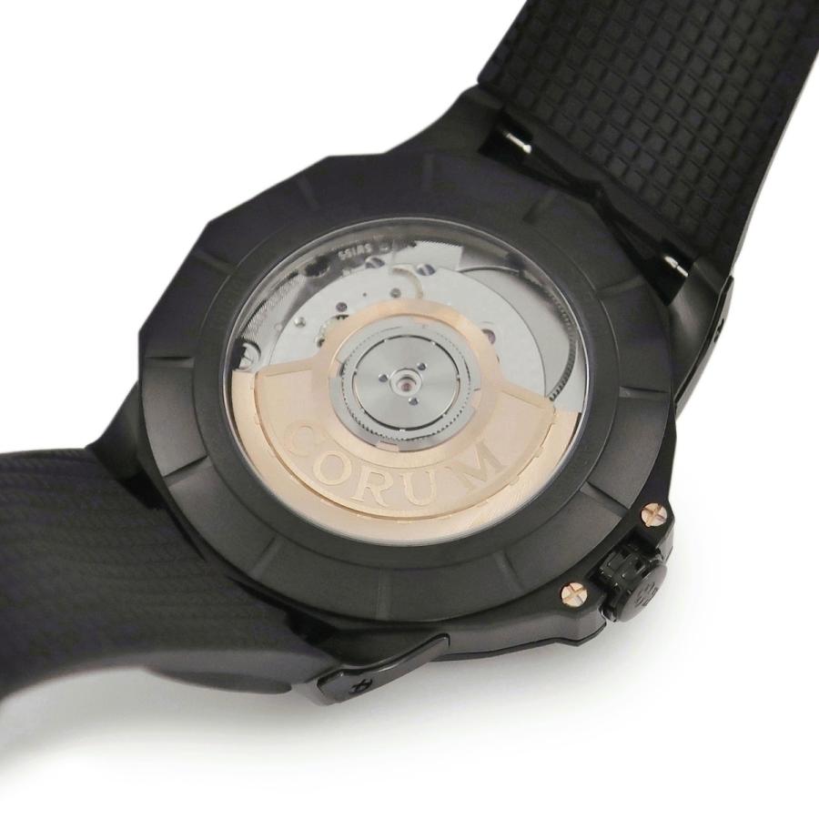 CORUM 【3年保証】 コルム アドミラル 38 オートマチック 082.202.95/F371 AN25 ブラック PVD加工 自動巻き ...