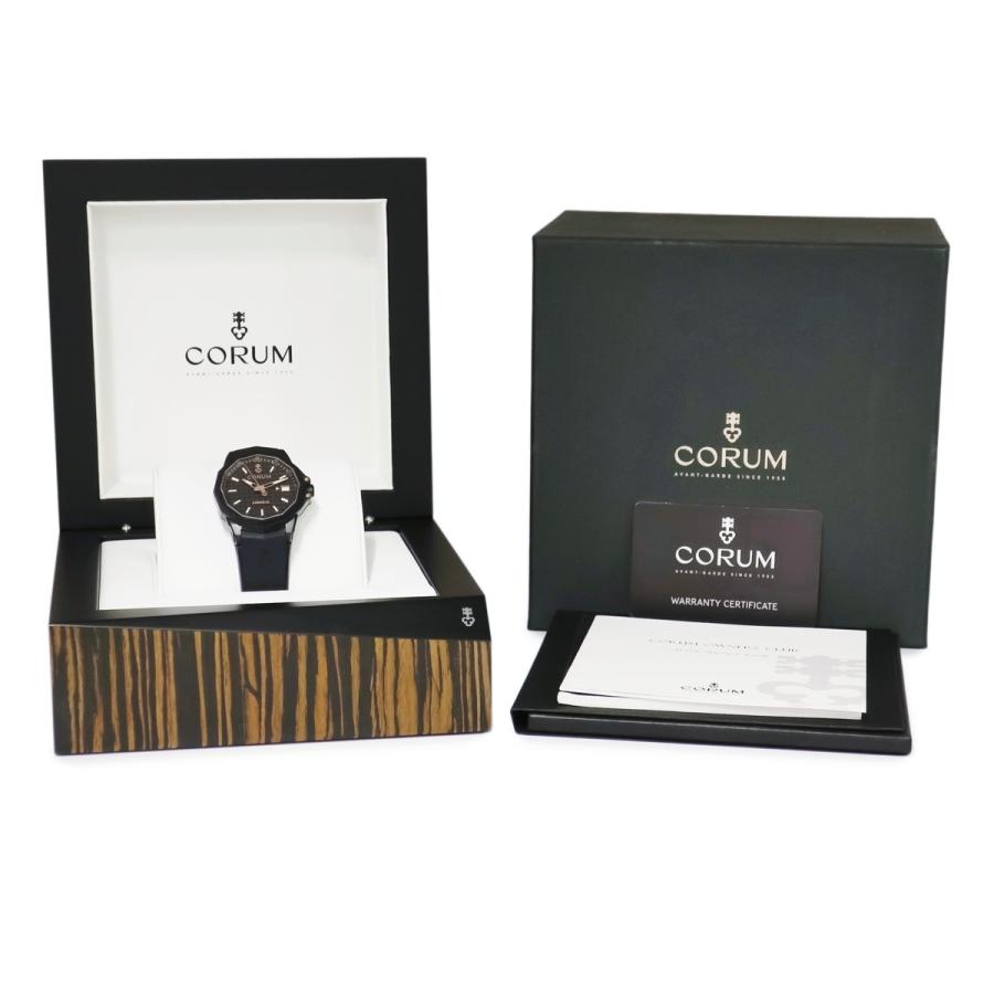 CORUM 【3年保証】 コルム アドミラル 38 オートマチック 082.202.95/F371 AN25 ブラック PVD加工 自動巻き ...