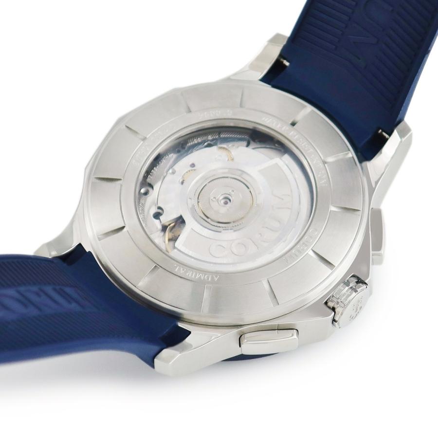 CORUM 【3年保証】 コルム アドミラルズカップ 984.113.22/F373 WB12 未使用 クロノ デイト スモセコ 信号旗 12 ...