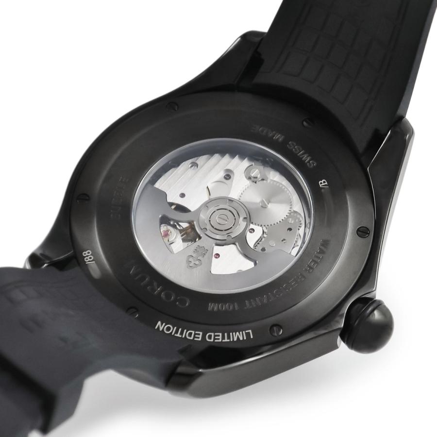CORUM 【3年保証】 コルム ビッグバブル 52 マジカル 390.101.95/0371 EF02 未使用 限定 黒PVD加工 ドーム型 ...