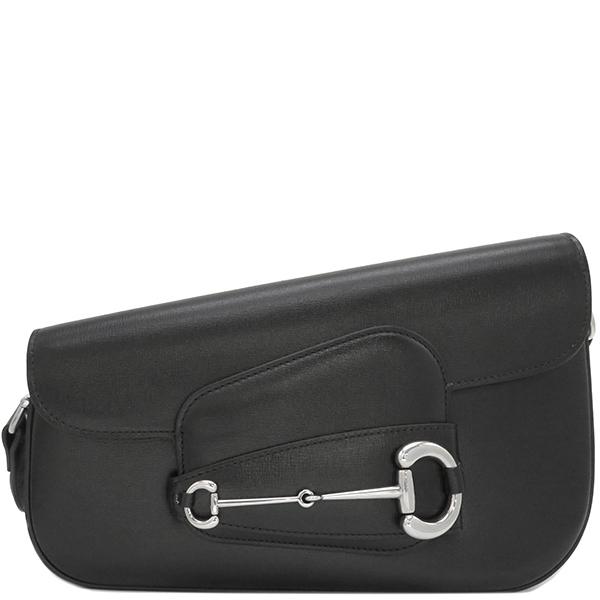 GUCCI（グッチ） ショルダーバッグ ホースビット 1955 レザー ブラック 黒 ワンショルダーバッグ 764155 : HOUBIDOU ...