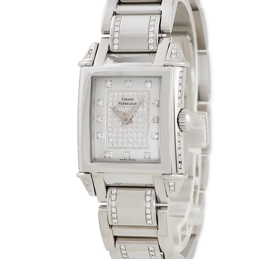 ジラール・ペルゴ（GIRARD-PERREGAUX） 【3年保証】 ヴィンテージ 1945 2592 純正ダイヤ ビンテージ クォーツ レクタンギュラー 自動巻き レディース 腕時計 ...