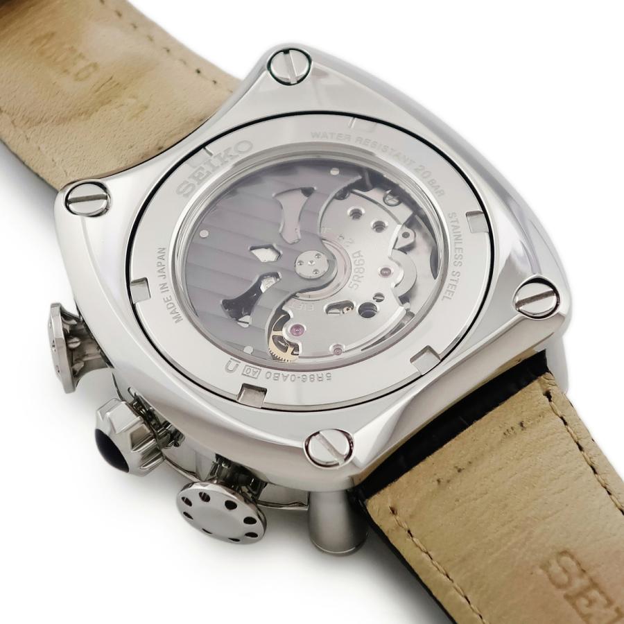 SEIKO（セイコー） 【3年保証】 ガランテ クロノグラフ SBLA049 5R86-0AB0 ブラック 黒 デイト ローマン バー スモ ...