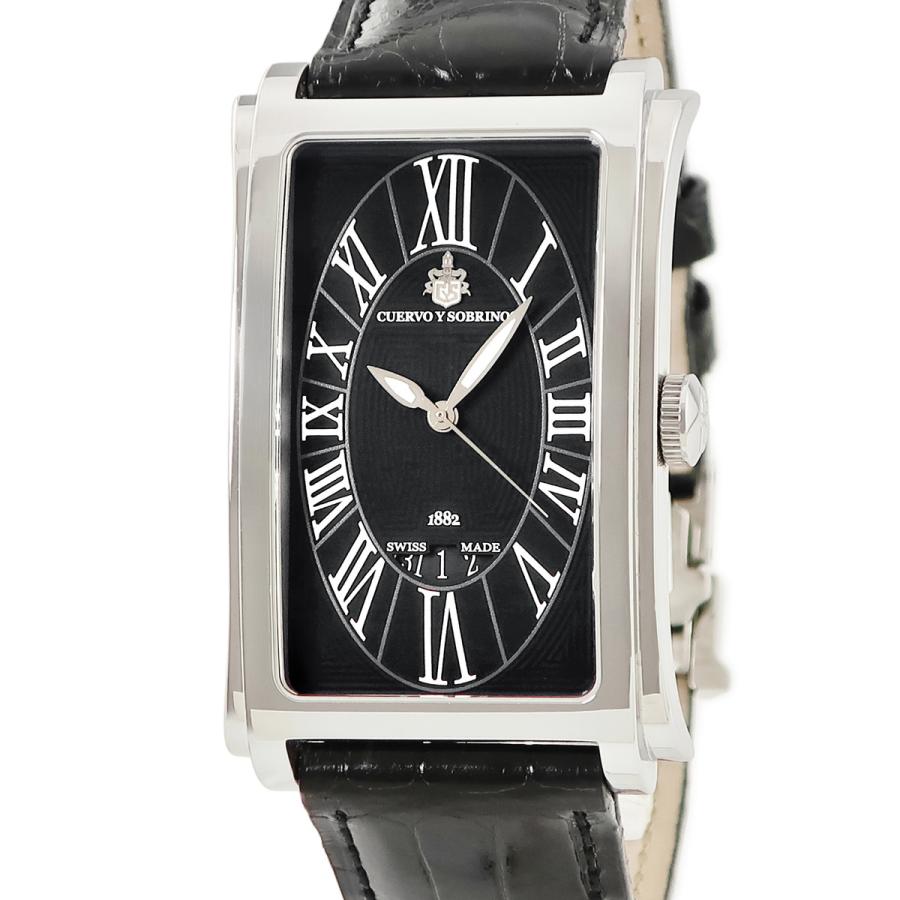 【3年保証】 クエルボ・イ・ソブリノス プロミネンテ ハバナ A1012 デイト ブラック 黒 ローマン 自動巻き メンズ 腕時計 : HOUBIDOU 心斎橋店 - 通販 - Yahoo ...