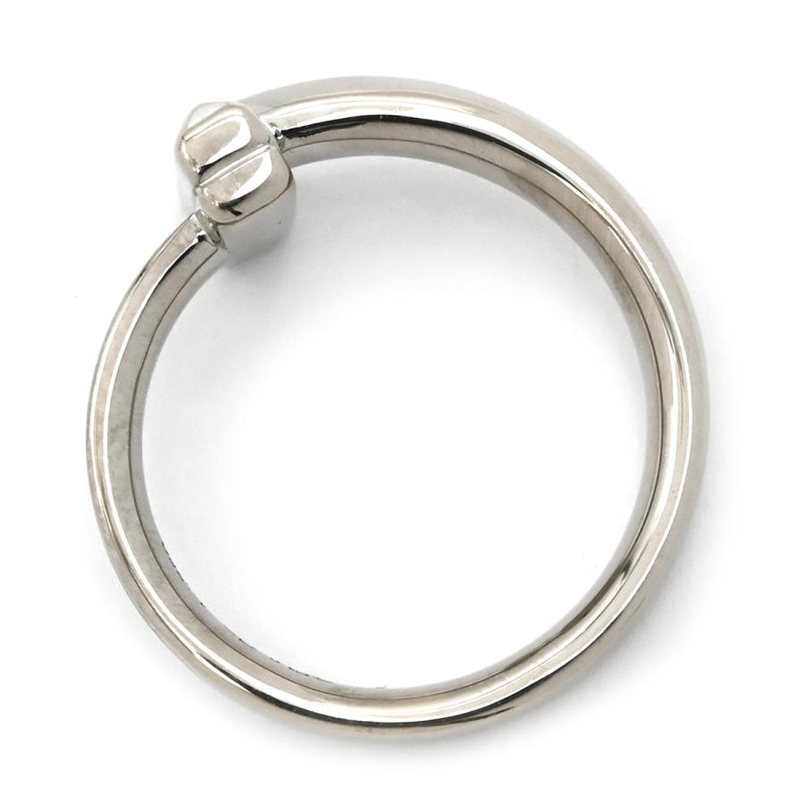 TIFFANY&Co. ティファニー リング 指輪 Tワン ナロー ダイヤリング K18WG シルバー T＆Co. 750 WG 18金 パヴェダイヤ 5号 : HOUBIDOU 心斎橋店 ...