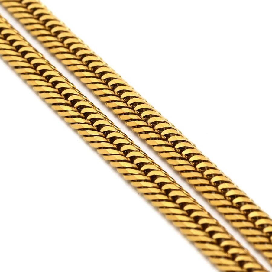 喜平 ネックレス K18 18金 50.5cm 12.3g 12面 トリプル K18YG ゴールド 造幣局検定マーク ※ショッピングローン対応していません : HOUBIDOU 心斎橋店 ...