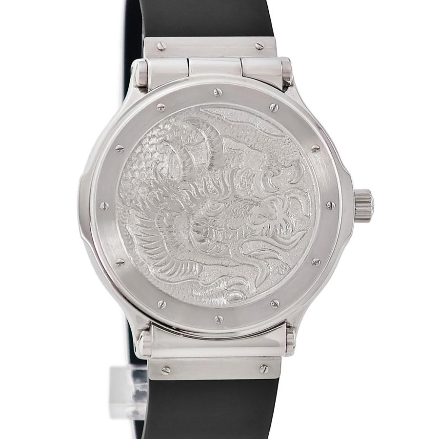 HUBLOT（ウブロ） 【3年保証】 ドラゴン リミテッドエディション 1589.100.1 MDM ブラック デイト 蓋付き 日本限定モデル ...