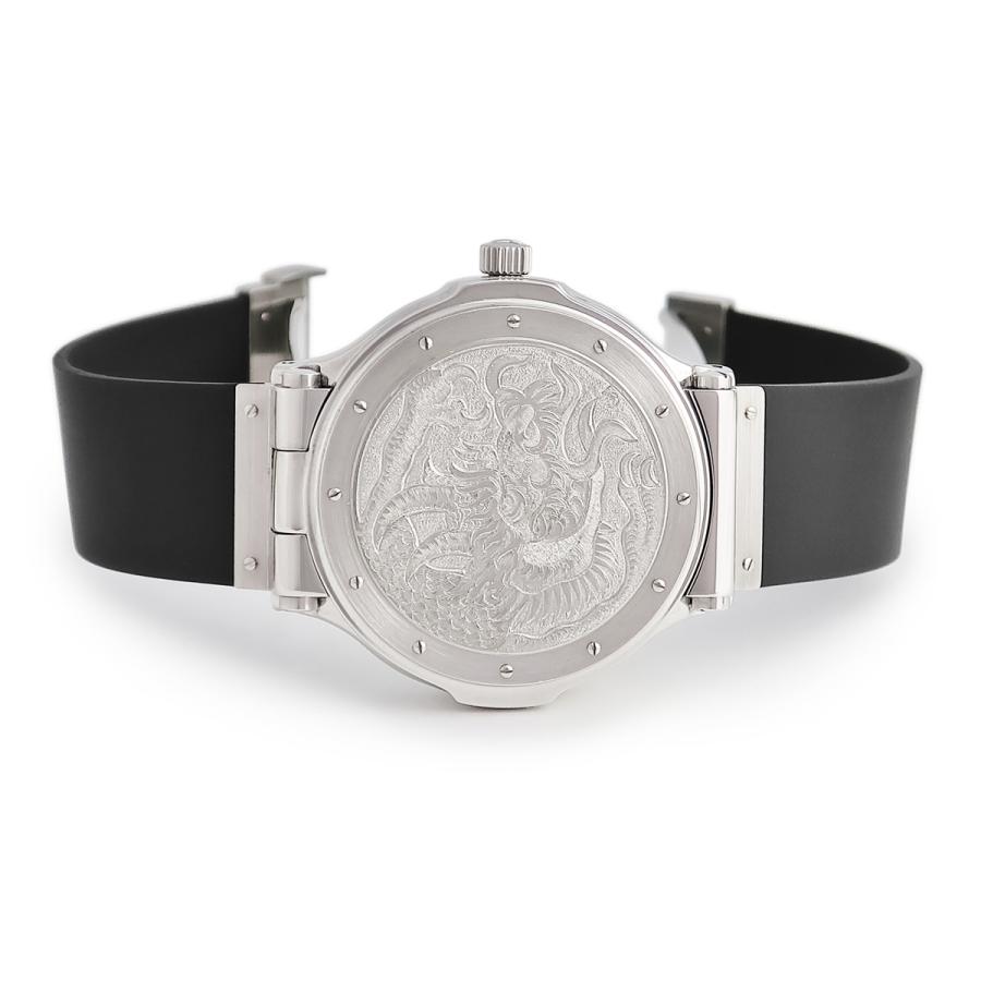 HUBLOT（ウブロ） 【3年保証】 ドラゴン リミテッドエディション 1589.100.1 MDM ブラック デイト 蓋付き 日本限定モデル ...