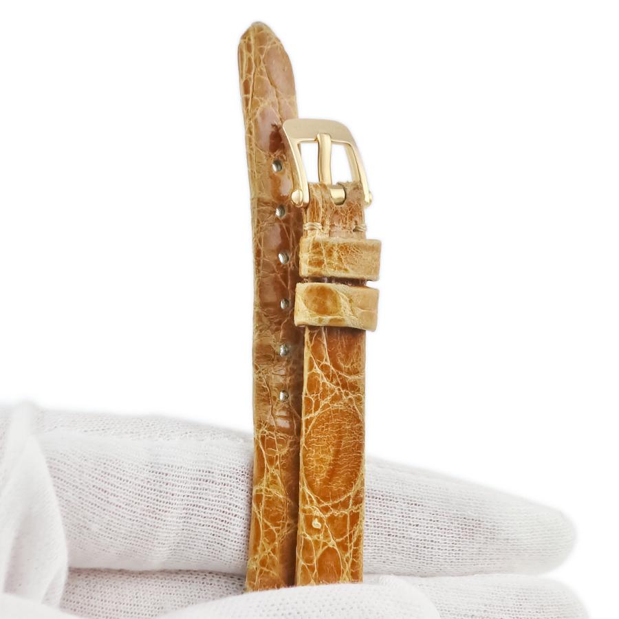 Van Cleef ＆ Arpels（ヴァンクリーフ ＆ アーペル） ヴァンクリーフアーペル 純正 クロコバンド 替え ベルト 純正K18PG ...