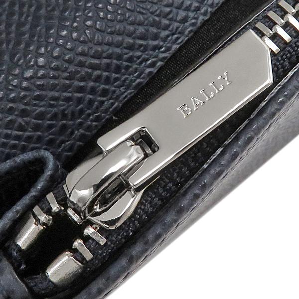 バリー 長財布 タリロ TALIRO レザー ネイビー 青 二つ折り 新品 未使用 6218069 中古 : 240591000159 ...