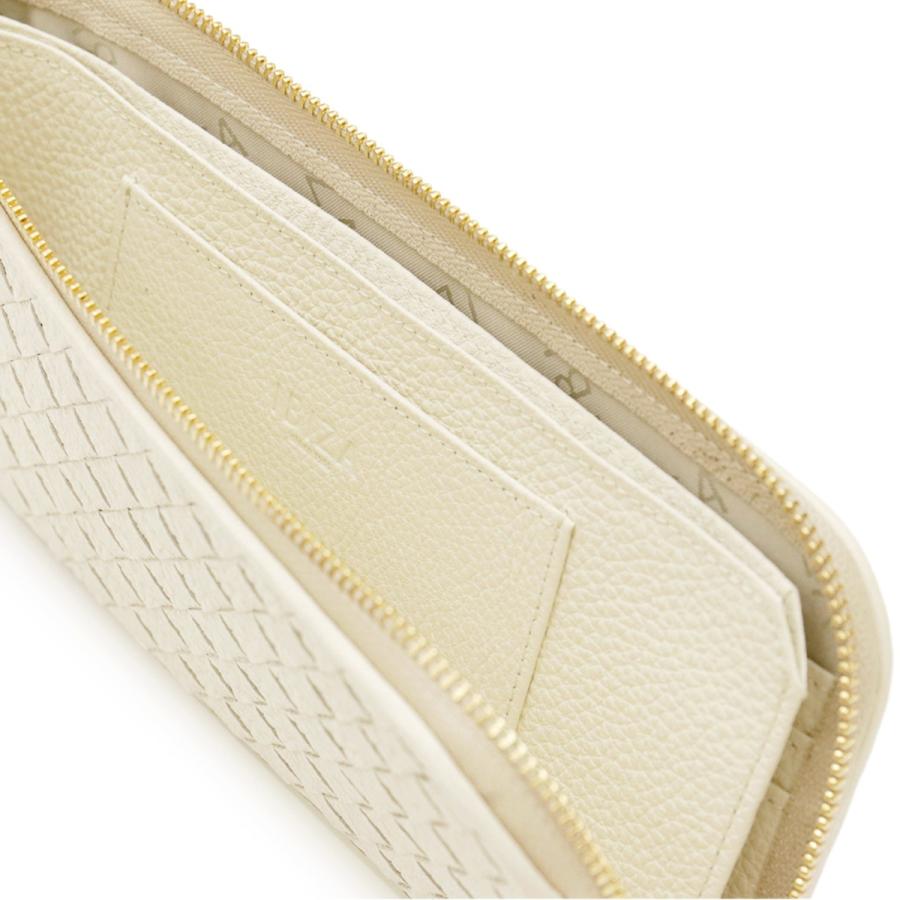 【イビサ公式】 日本製 L字ファスナー 長財布 メッシュ 本革 レザー ハンドメイド ギフト プレゼント レディース 旅行 トラベル 通勤 ...