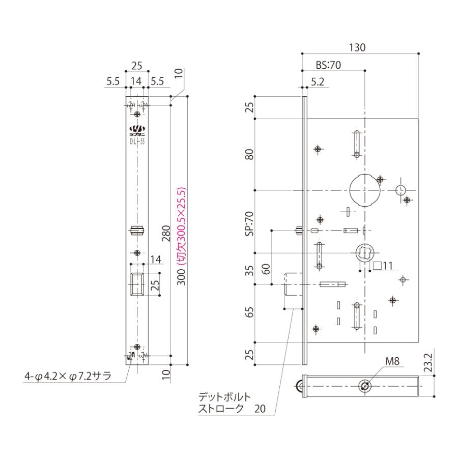 シブタニ グレモン締り DL-55【グレモン本体, グレモン錠ケース, グレモンボルトシリーズ, ATSシリーズ, SYS, Shibutani】 : イブニーズ.com - 通販 ...