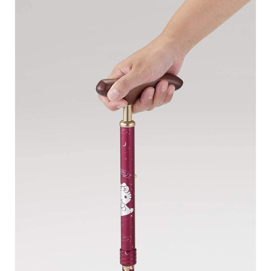 ウェルファン 夢ライフステッキ スリムネック（ハローキティ）／シルバー（ウェルファン）010102 : アイケアショップ - 通販 ...