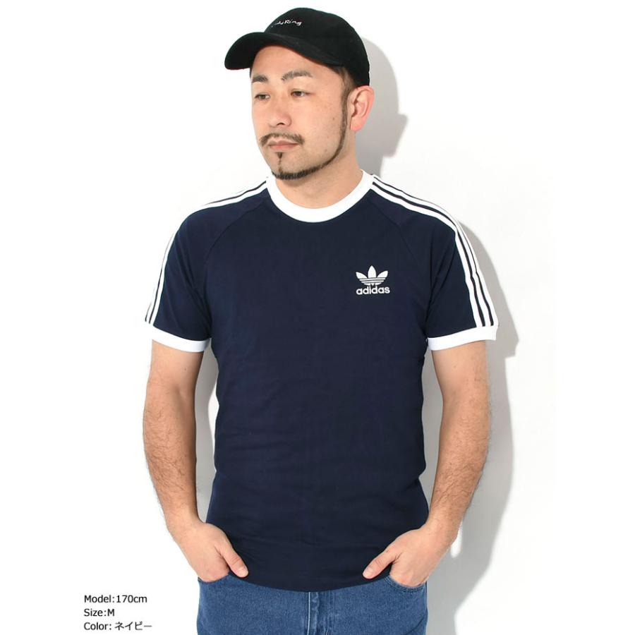 adidas Originals アディダス Tシャツ 半袖 メンズ 3 ストライプス オリジナルス ( Stripes S/S Tee ...