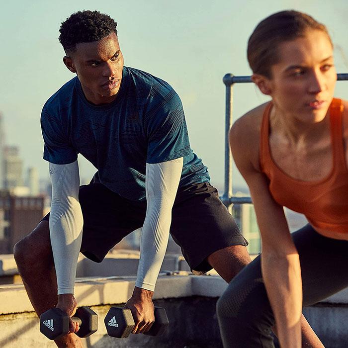 adidas アディダス ダンベル 4kg ペア ( Dumbbell Pair 2個セット 鉄アレイ 運動不足 解消 ダイエット トレーニング ADWT-10004 ) : ice ...