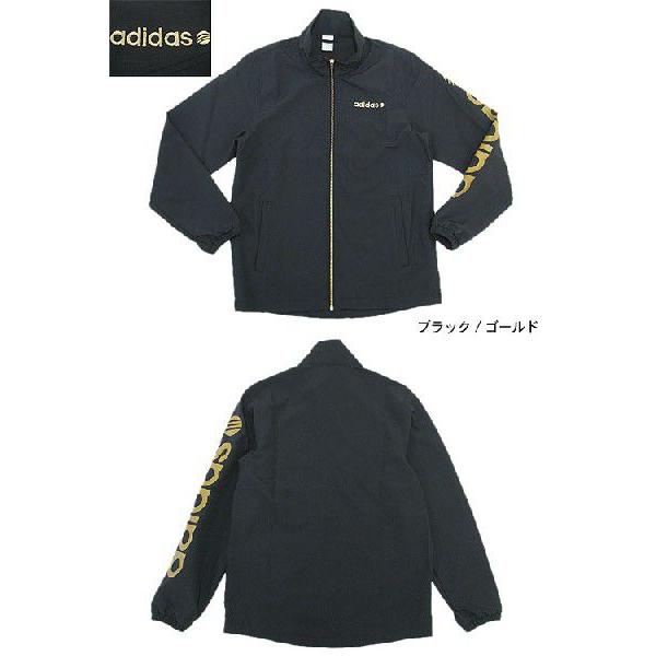 adidas Originals アディダス BL クロス ジャケット ブラック/ゴールド 限定(Adidas Cross JKT Black/Gold Limited メンズ F88407 ...
