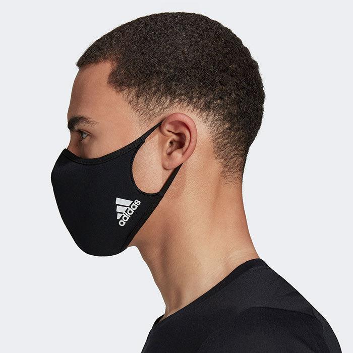 adidas アディダス マスク フェイス カバー 3枚セット ( Face Covers 3-Pack スポーツマスク 洗える 立体型 3枚 ...