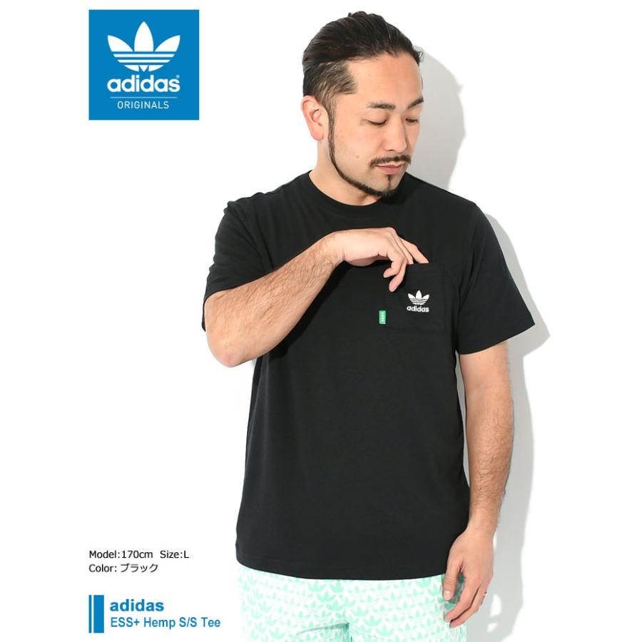 adidas Originals アディダス Tシャツ 半袖 メンズ ESS+ ヘンプ オリジナルス ( Hemp S/S Tee ポケット T-SHIRTS カットソー HR8623 )[M ...
