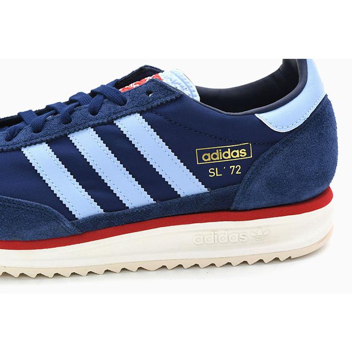 adidas Originals アディダス スニーカー メンズ 男性用 SL 72 RS Dark Blue/Clear Sky/Night ...