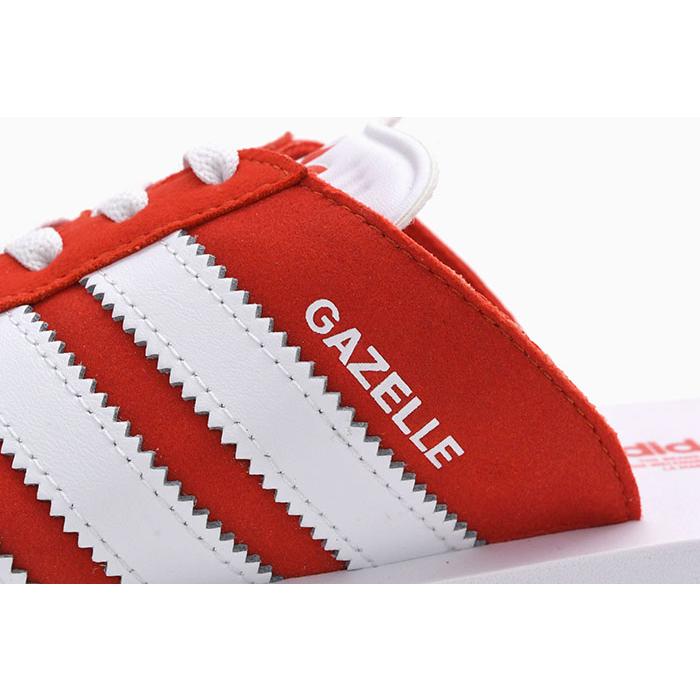 adidas Originals アディダス サンダル メンズ 男性用 ウィメンズ ガゼル ビーチ Red/Footwear White ...