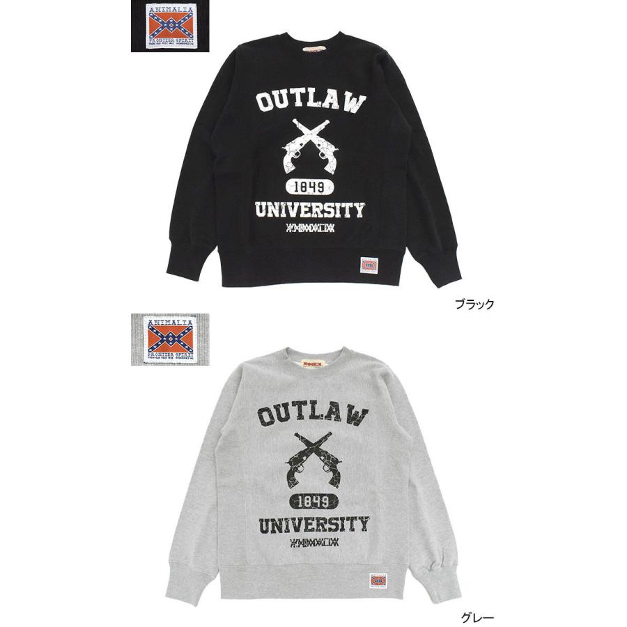 ANIMALIA（アニマリア） トレーナー メンズ アウトロー ユニバーシティ