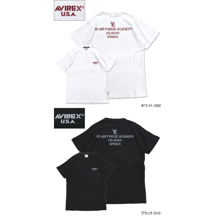AVIREX アビレックス Tシャツ 半袖 メンズ ミニ ワッフル ( Mini Waffle S/S Tee T-SHIRTS カットソー トップス 男性用 7835134021 )[M便 ...