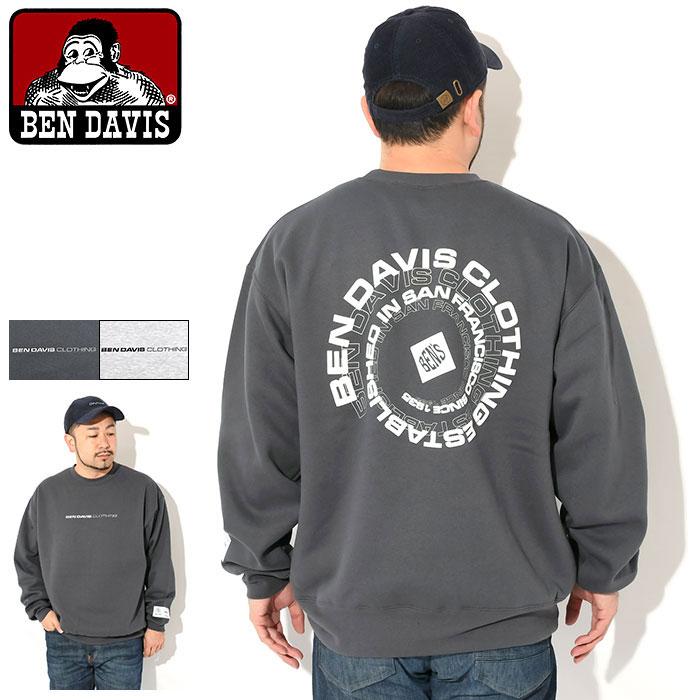 BEN DAVIS ベンデイビス トレーナー メンズ スパイラル ロゴ クルー スウェット ( C-25380008 Spiral Logo ...