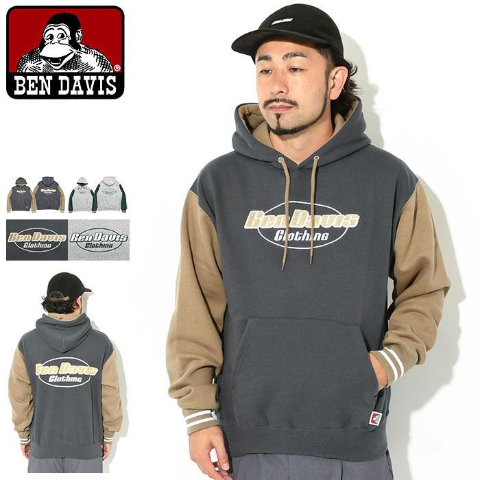 BEN DAVIS ベンデイビス パーカー プルオーバー メンズ サーキット バイカラー ( C-2780051 Circuit Bi ...
