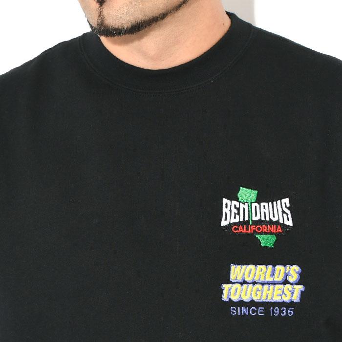 BEN DAVIS ベンデイビス トレーナー メンズ バリオス パッチ クルー スウェット ( C-2780055 Various Patch ...